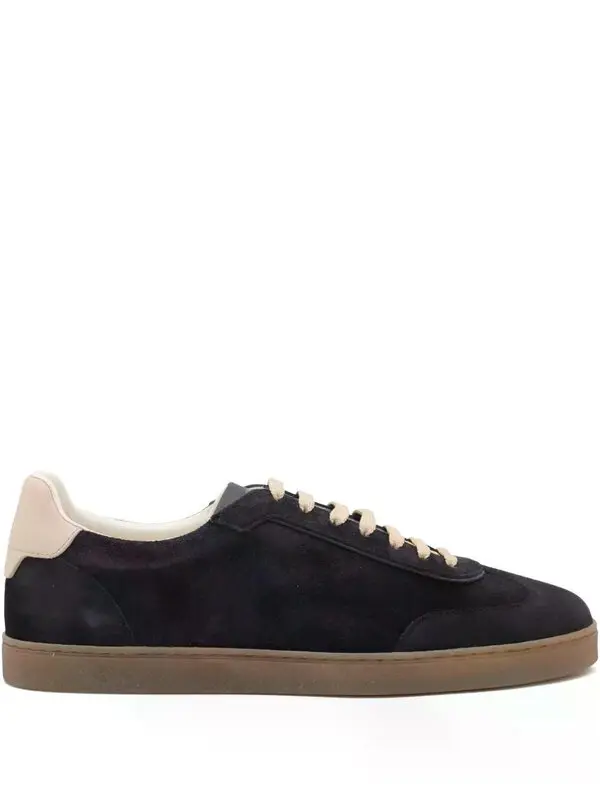Brunello Cucinelli Suede Sneakers - Blue