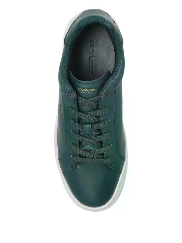 COACH High Line Leather Sneakers