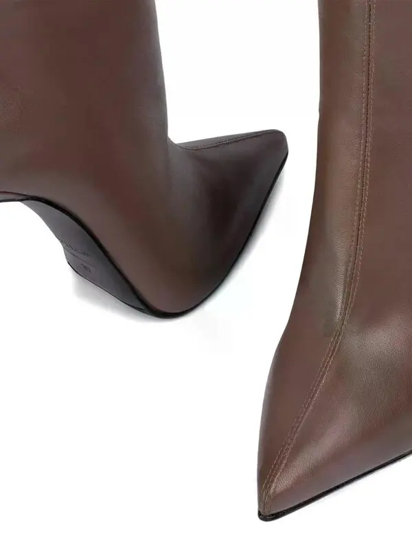 LE SILLA 120mm Thigh-high Stiletto Boots - Brown