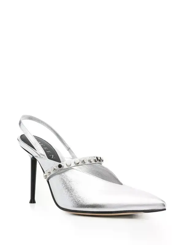 Alexander McQueen 90mm Revel Slingback Studded Pumps