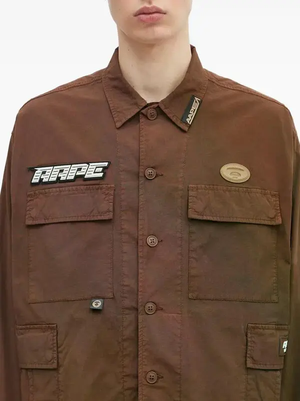 AAPE BY *A BATHING APE® Cargo-pocket Overshirt
