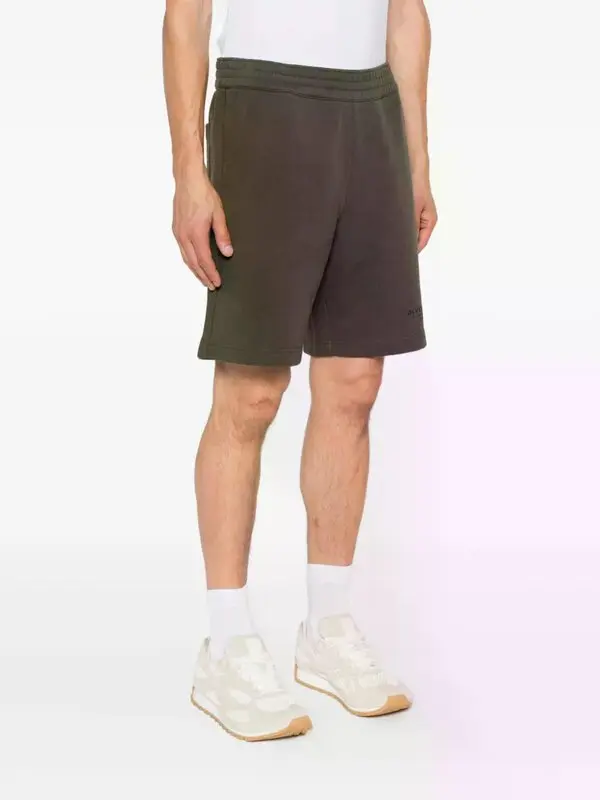 Givenchy Elastic-waist Cotton Shorts - Green