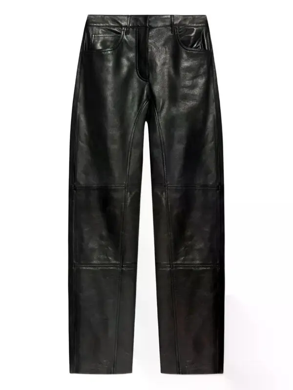 JIL SANDER Leather Trousers