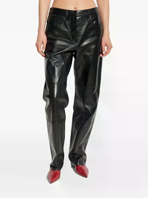 JIL SANDER Leather Trousers