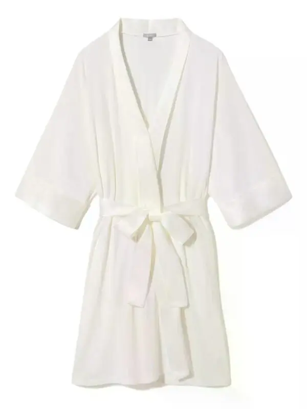 PJ HARLOW DREAMWEAR Tie-fastening Robe - Neutrals