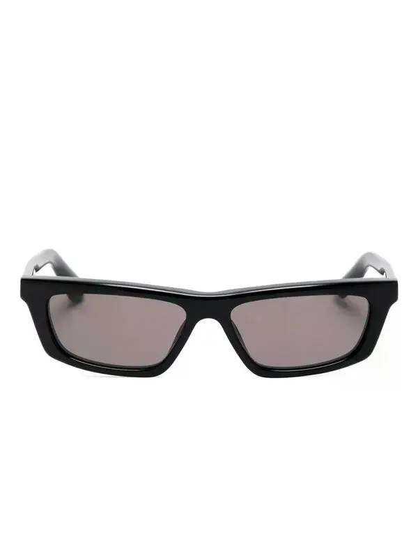 Jacquemus Rectangle-frame Sunglasses - Black