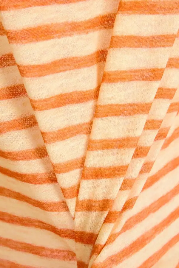 Zimmermann Striped Linen-jersey Top