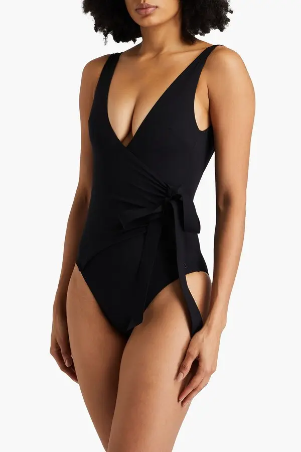 Zimmermann Wrap-effect Swimsuit