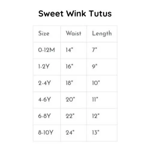 SWEET WINK Printed Tulle Tutu