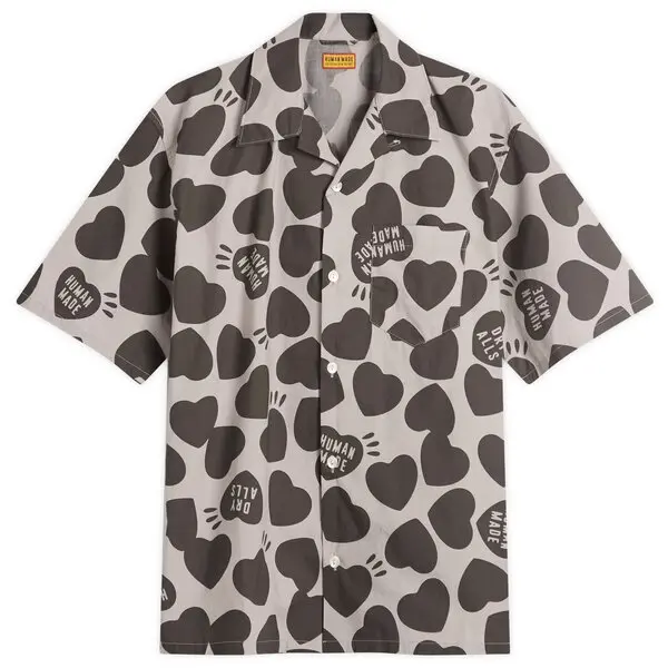 HUMAN MADE Heart Vacation Shirt - Grey