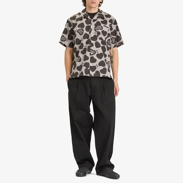 HUMAN MADE Heart Vacation Shirt - Grey
