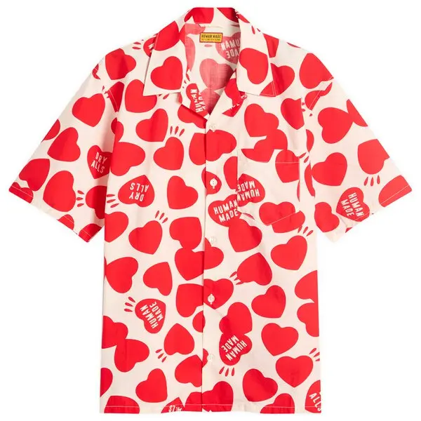 HUMAN MADE Heart Vacation Shirt - White