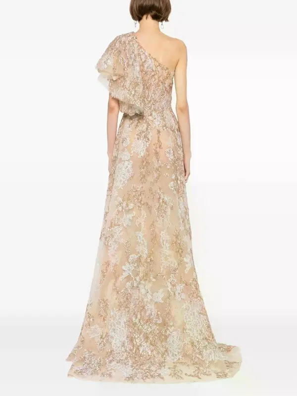 SAIID KOBEISY Embroidered Maxi Dress