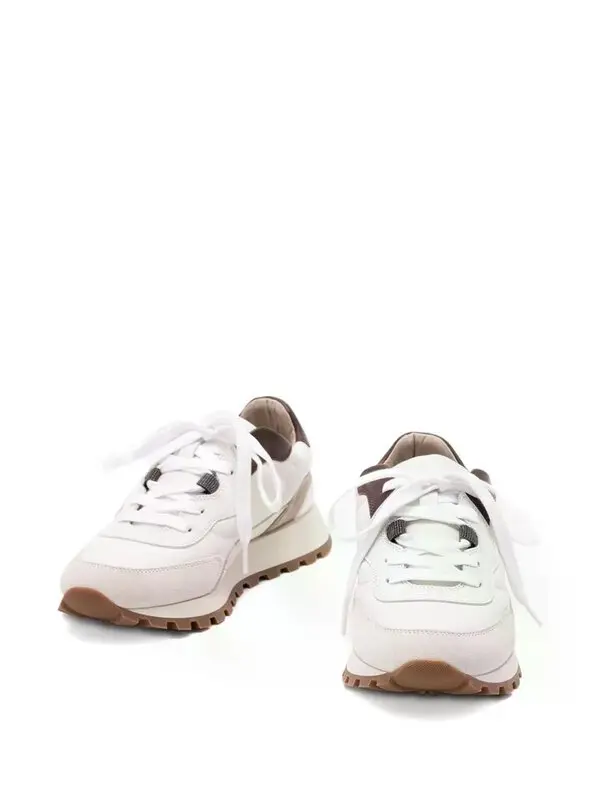 Brunello Cucinelli Lace-up Sneakers - White