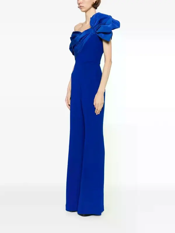SAIID KOBEISY Draped Bow Jumpsuit