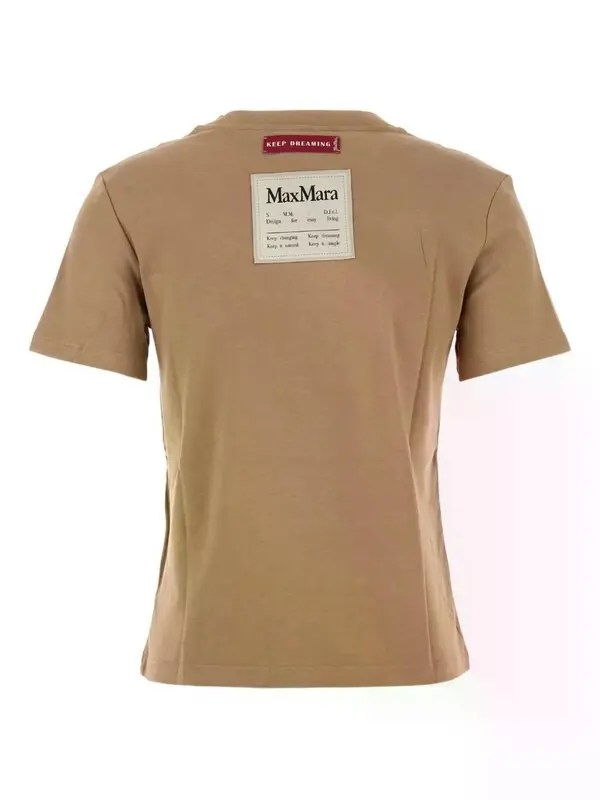 Max Mara Cotton T-shirt - Neutrals