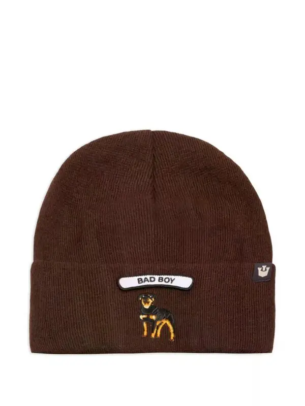 GOORIN BROS Embroidered Beanie - Brown