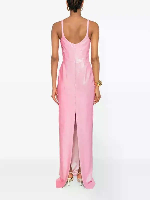 SILK LOVE & LACE Sequin-embellished Maxi Dress