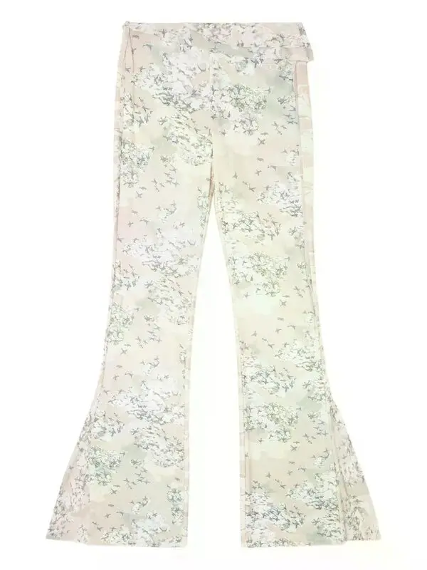 DIESEL® Floral-print Trousers - Neutrals