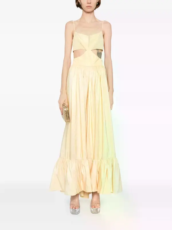 SAIID KOBEISY Taffeta Midi Dress