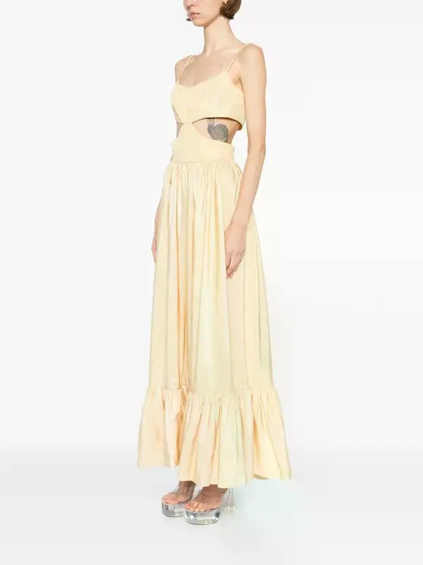 SAIID KOBEISY Taffeta Midi Dress