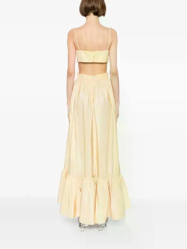 SAIID KOBEISY Taffeta Midi Dress