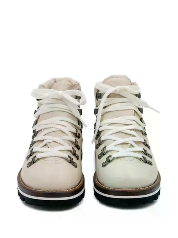 MONPIZ Leather Lace-up Boots