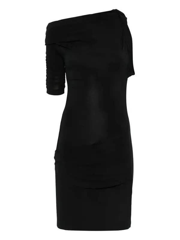Jacquemus Drapeado Mini Dress - Black