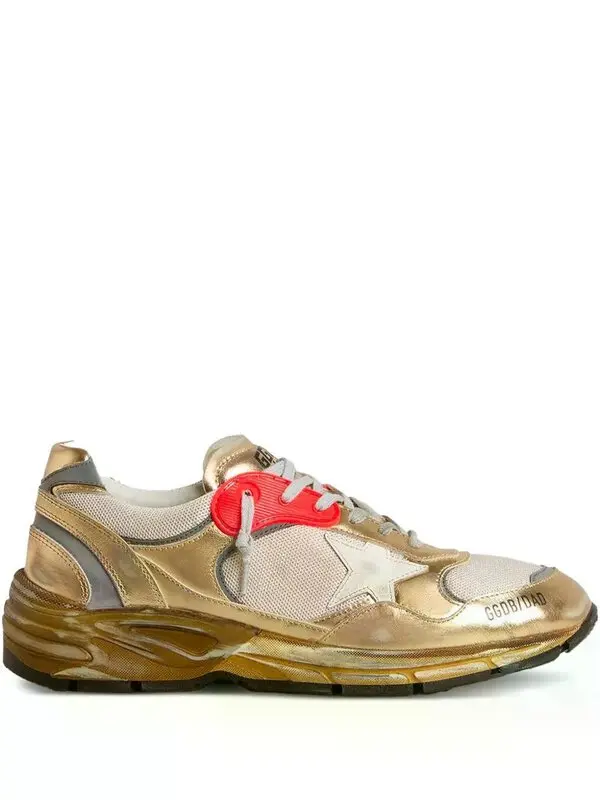 GOLDEN GOOSE Dad Lace Up Sneakers - White