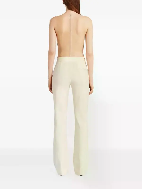 COURREGES Sheer-panel Bodysuit - Neutrals
