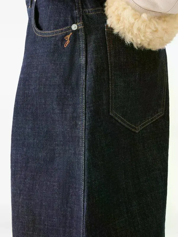 Jacquemus Le De-nîmes Ovalo Pleated Jeans - Blue