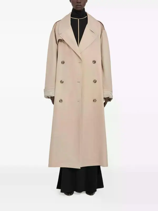 MAISON MARGIELA Double-breasted Belted Trench Coat