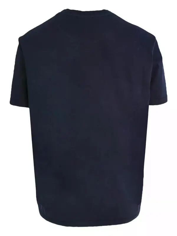 LUIGI BORRELLI Logo-embroidered Cotton T-shirt