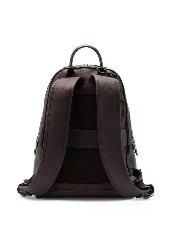 Santoni Leather Zip-fastening Backpack