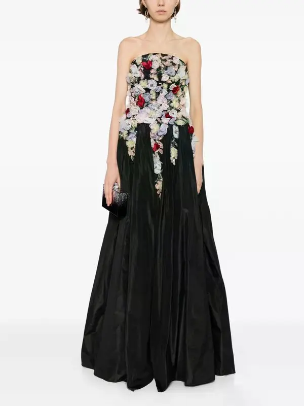 SAIID KOBEISY Embroidered Maxi Dress