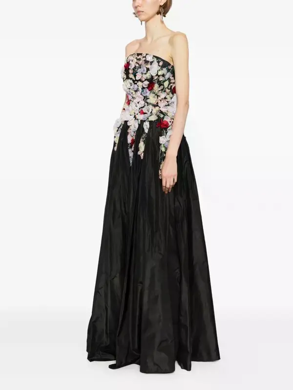 SAIID KOBEISY Embroidered Maxi Dress