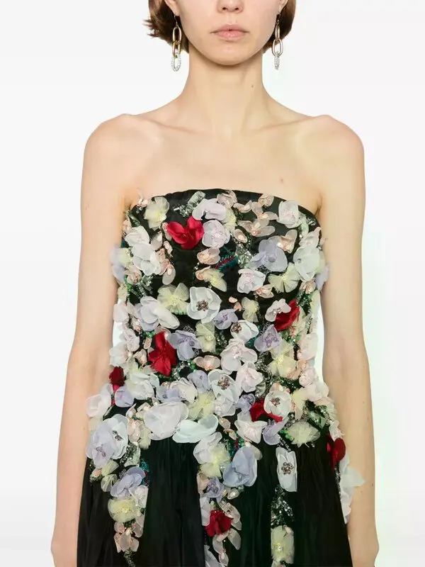 SAIID KOBEISY Embroidered Maxi Dress