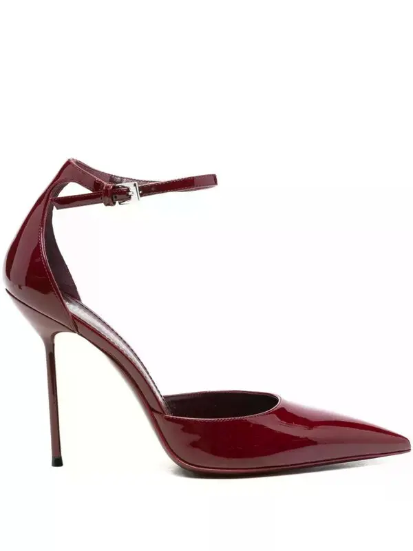 Paris Texas 105mm Lidia Ankle-strap Pumps - Red