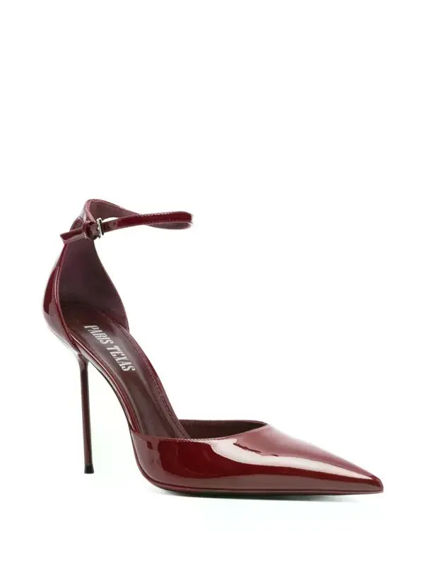 Paris Texas 105mm Lidia Ankle-strap Pumps - Red