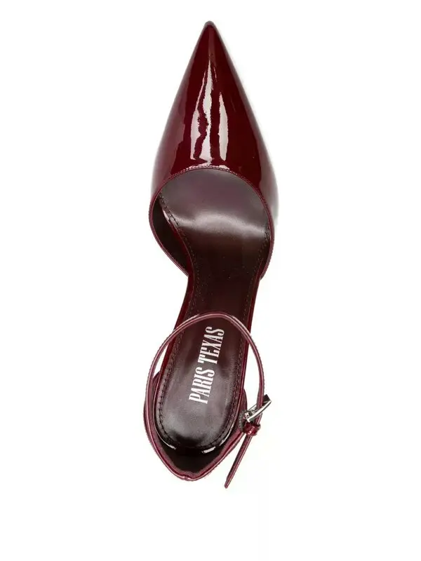 Paris Texas 105mm Lidia Ankle-strap Pumps - Red