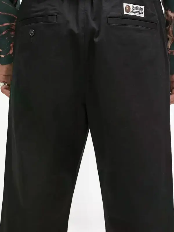 A BATHING APE Logo-appliqué Trousers