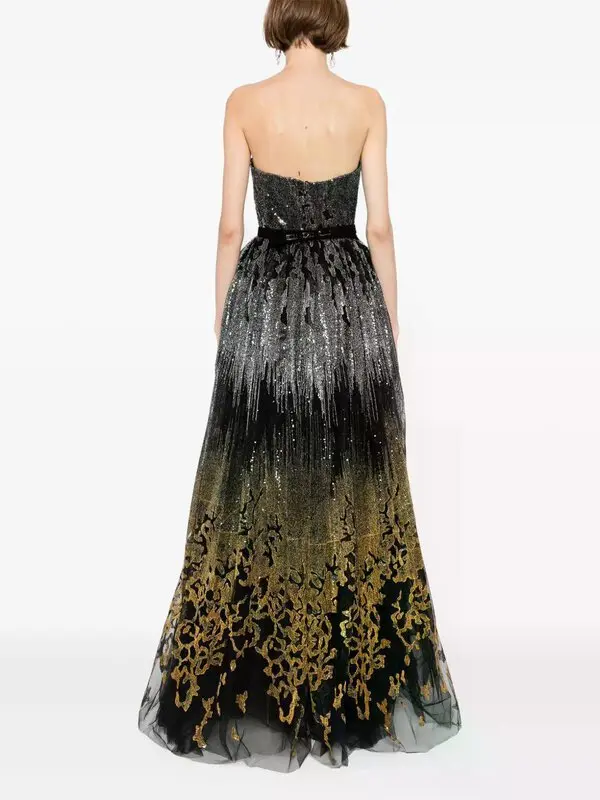 SAIID KOBEISY Embroidered Maxi Dress