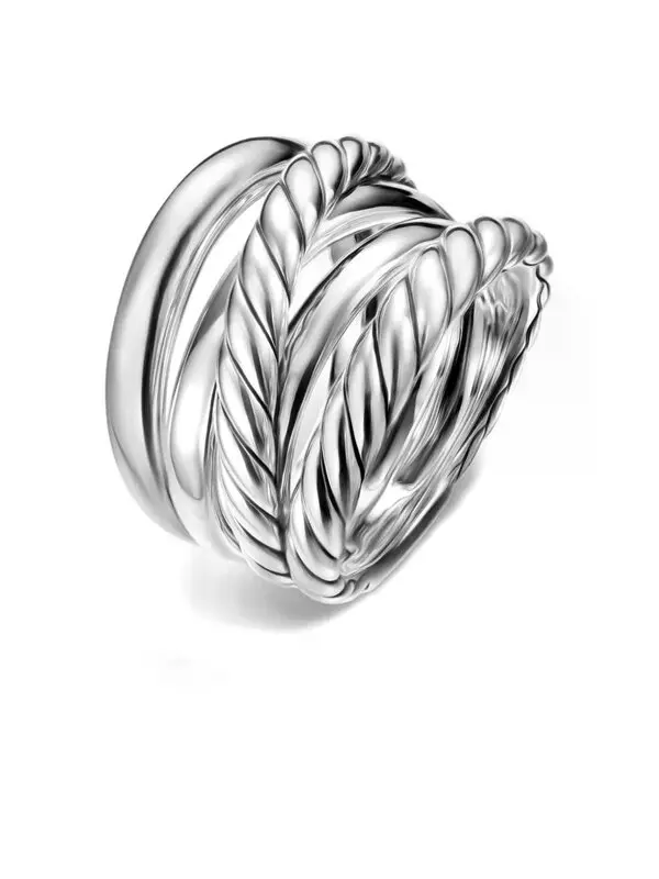 David Yurman Sterling Five-row Cable Ring
