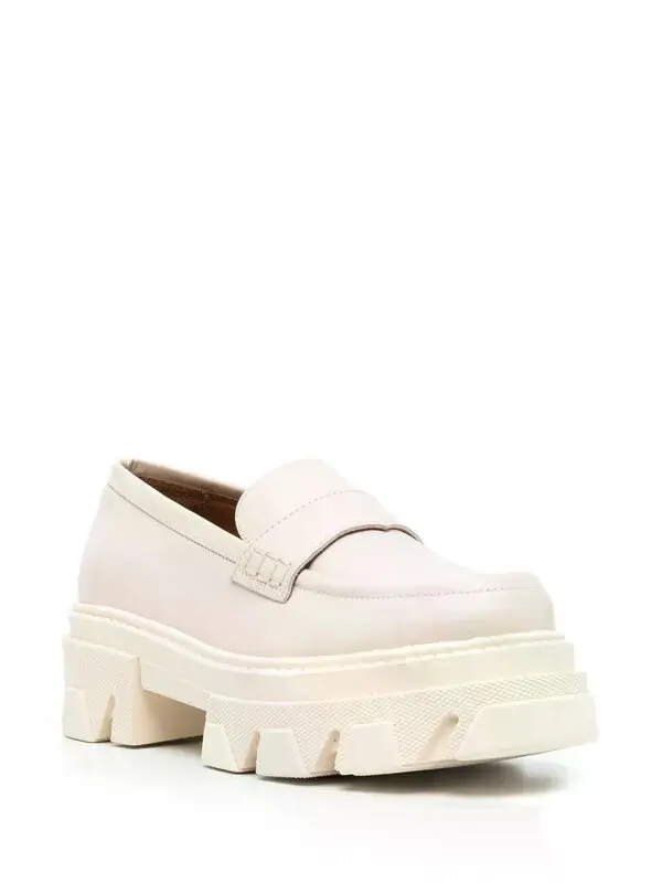 ALOHAS Trailblazer 55mm Leather Loafers - Neutrals