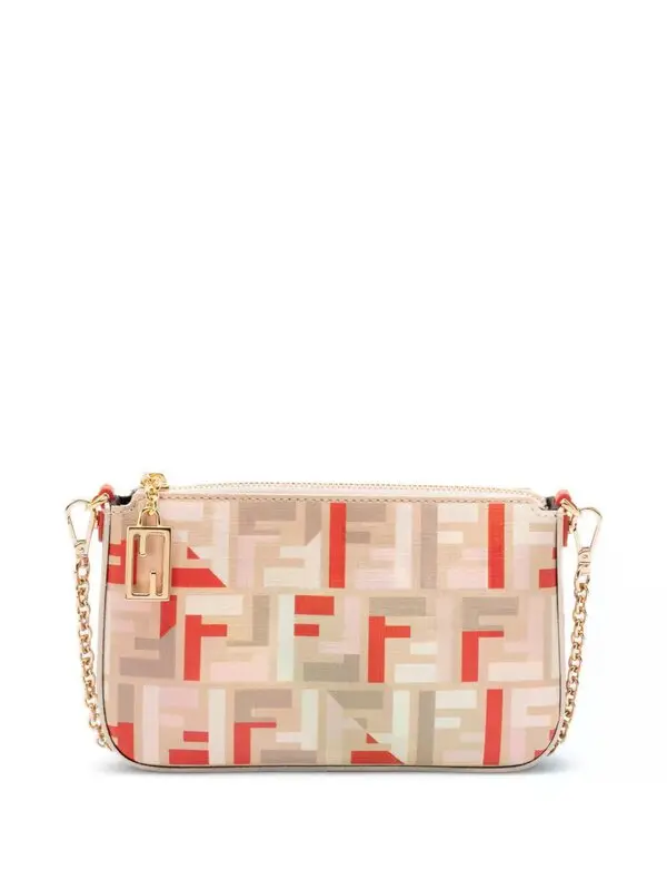 Fendi Ff-motif Shoulder Bag - Neutrals