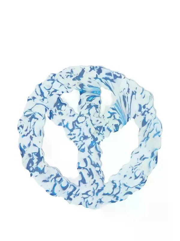 SPACE AVAILABLE Peace-sign Coasters - Blue