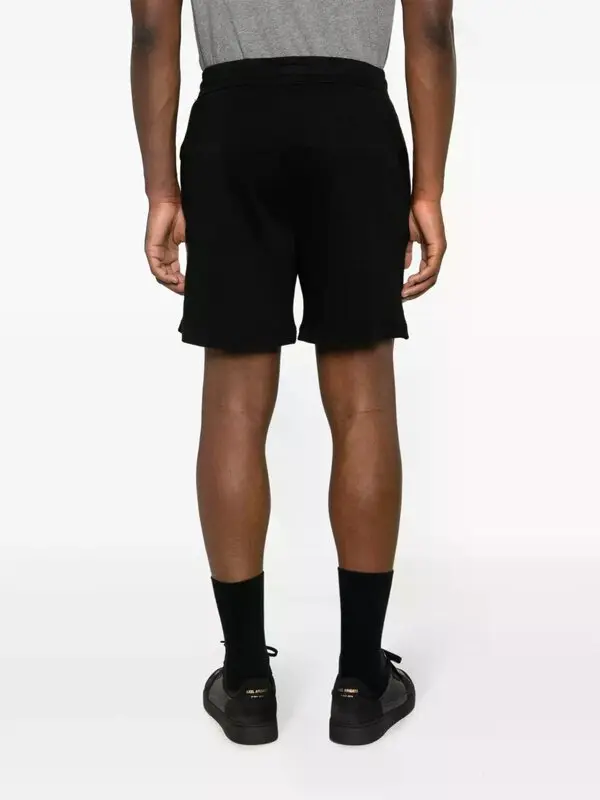 JAMES PERSE Mélange-effect Cotton Track Shorts