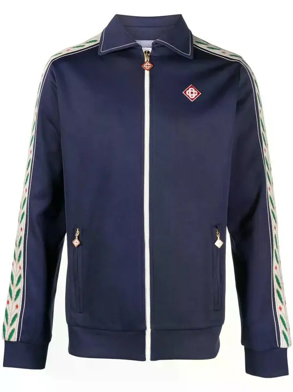 Casablanca Laurel Track Jacket - Blue