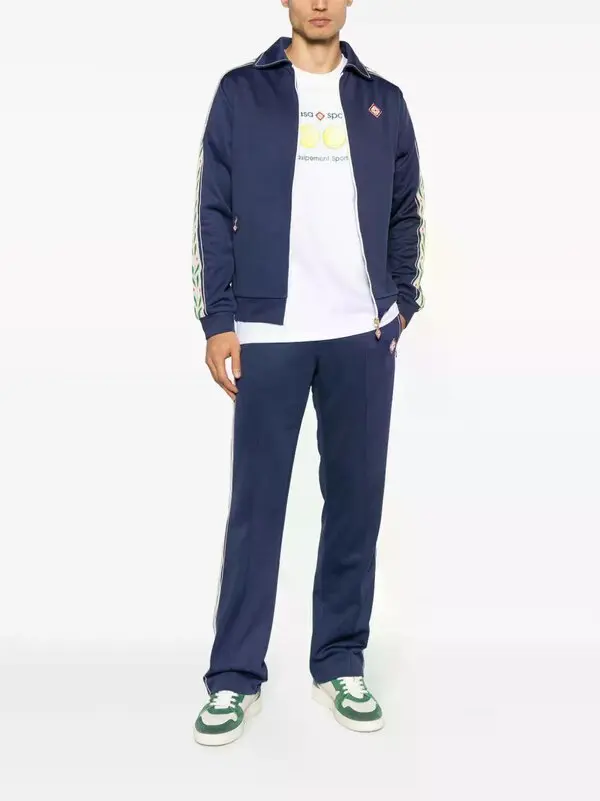 Casablanca Laurel Track Jacket - Blue