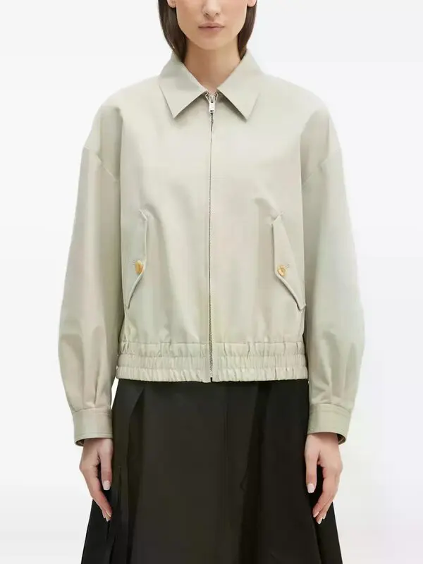 Undercover Tie-back Zip-front Jacket